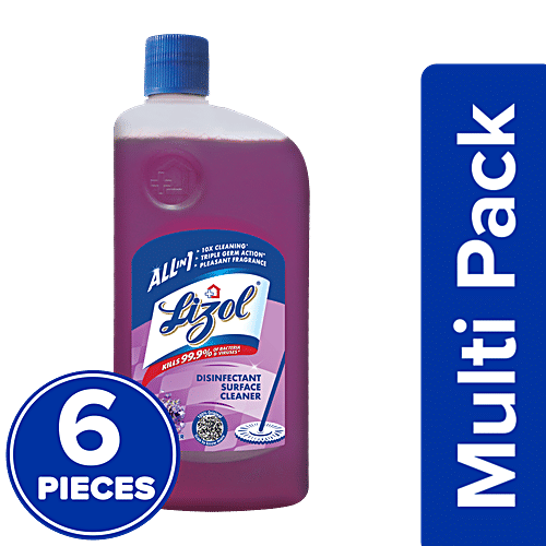 Buy Lizol Disinfectant Surface & Floor Cleaner Liquid, Lavender Online ...