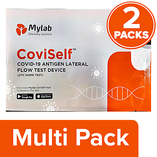 Buy Mylab CoviSelf Kit - COVID 19 Rapid Antigen Test, Single-Use, For ...