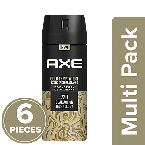 Buy Axe Gold Temptation Long Lasting Deodorant Bodyspray - For Men ...