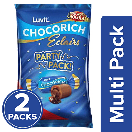 Buy LuvIt Chocorich Eclairs Chocolate Online at Best Price of Rs null ...