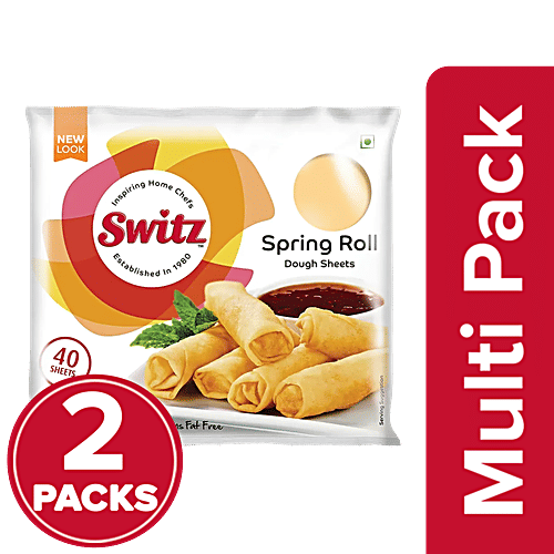 Buy Switz Spring Rolls Dough Sheets - (6x6) Online at Best Price of Rs ...