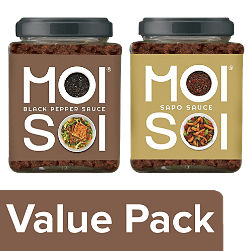 Buy Moi Soi Black Pepper Sauce 175 g + Sapo/Shanghai Hot Chilli Sauce ...