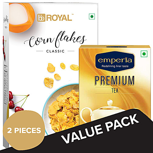 Buy bb Combo BB Royal Corn Flakes Classic 475 g + Emperia Premium Tea ...