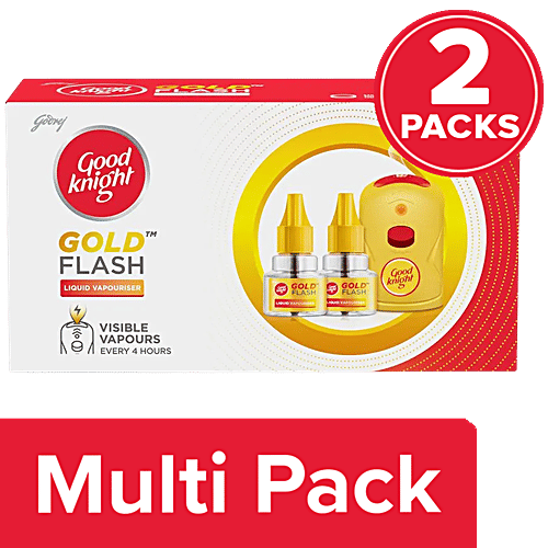 Buy Good Knight Gold Flash Liquid Vapouriser - Mosquito Repellent Combo ...