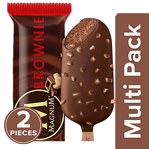 Buy Kwality Wall's Magnum Ice Cream Sticks - Brownie Online at Best ...
