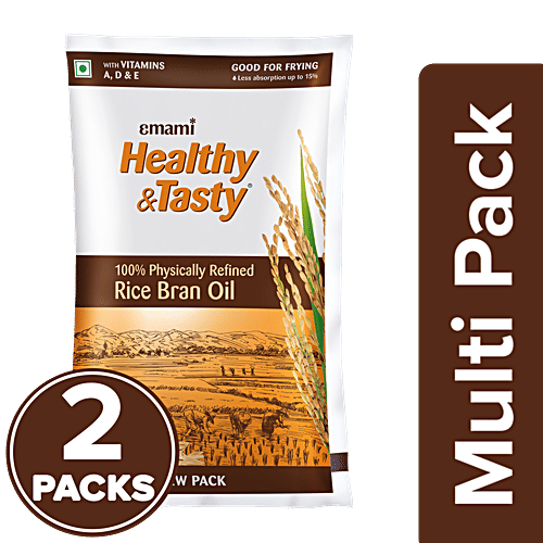 Buy Emami Healthy & Tasty Rice Bran Oil Online at Best Price of Rs null ...