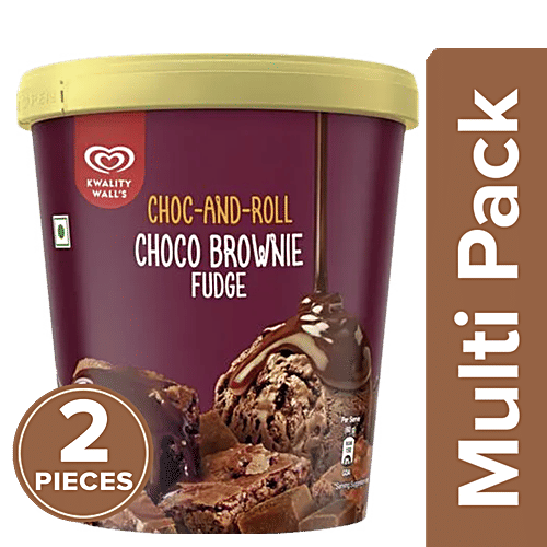 Buy Kwality Wall's Frozen Dessert - Choc-And-Roll, Choco Brownie Fudge ...