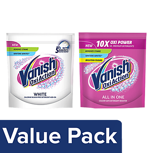 Buy Vanish Oxi Action - All In One Stain Remover + White Fabric ...