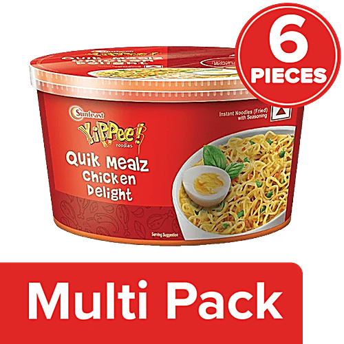 Buy Sunfeast YiPPee! Quik Mealz - Chicken Delight, Instant Noodles Bowl ...