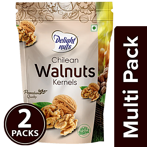 Buy Delight Nuts Chilean Walnuts Kernels - Natural & Premium, Rich In ...