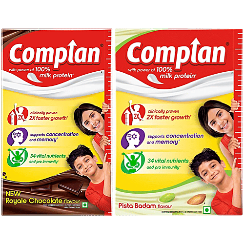 Buy Complan Nutrition Drink - Chocolate Flavour 1 Kg + Pista Badam ...