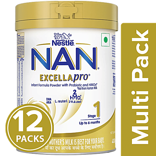 Buy Nestlé NAN EXCELLAPRO Infant Formula with Probiotic & HMOs Stage-1 ...