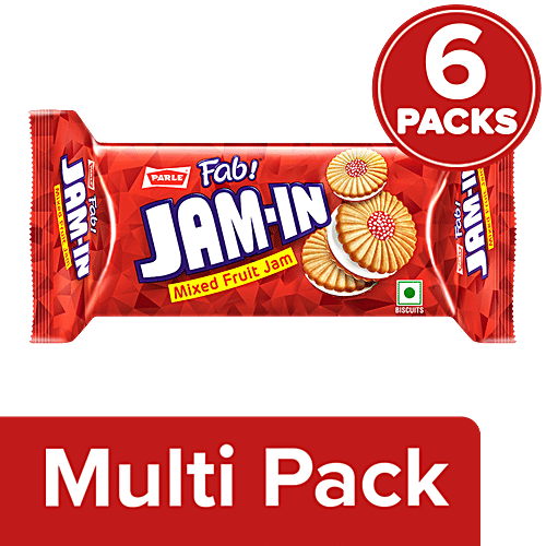 Buy Parle Fab Jam-In Cream Biscuits Online at Best Price of Rs null ...