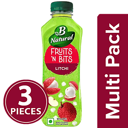 Buy B Natural Fruits 'N Bits Drink - Litchi With Apple Online at Best ...