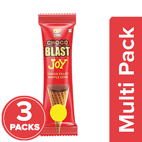 Buy Pure Temptation Choco Blast Joy Waffle Cone Chocolate Online at ...