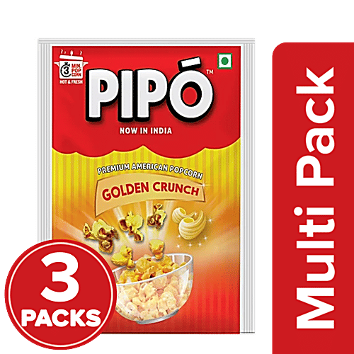 Buy Pipo Premium American Popcorn - Golden Crunch Online at Best Price ...
