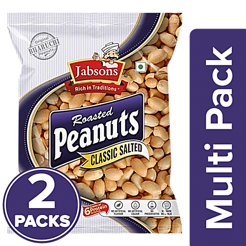 Buy JABSONS Classic Salted Roasted Peanuts Online at Best Price of Rs ...