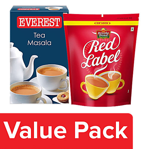 Buy bb Combo Red Label Tea, 1 kg + Everest Masala - Tea, 50g Online at ...