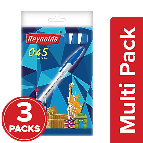 Buy Reynolds 045 Ball Point Pen - Blue Ink Online at Best Price of Rs ...