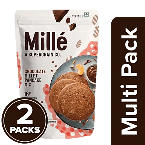 Buy Mille Chocolate Millet Pancake Mix - No Wheat, No Refined Sugar ...