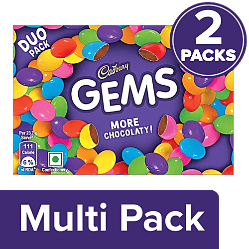 Buy Cadbury Gems Chocolate Duo Pack Online at Best Price of Rs null ...