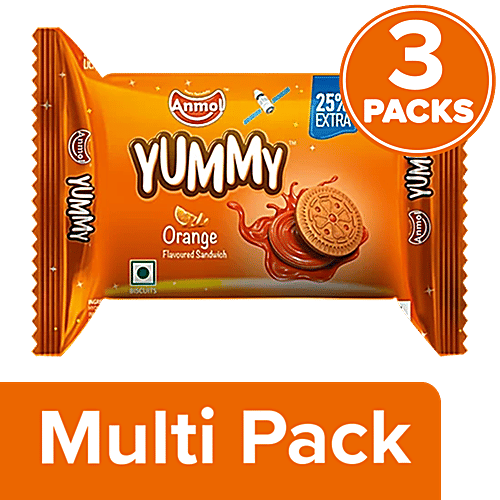 Buy Anmol Yummy Orange Sandwich Biscuits Online at Best Price of Rs ...