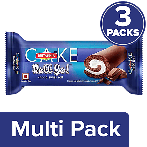 Buy Britannia Roll Yo! Swiss Roll - Choco Online at Best Price of Rs ...