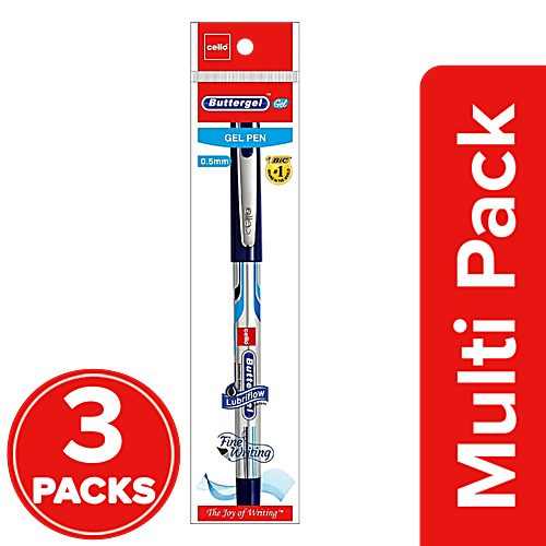 Buy BIC Cello Butter Gelpen - Blue Online at Best Price of Rs null ...