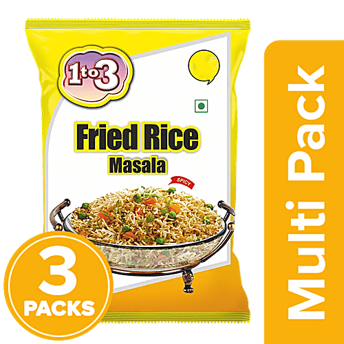 Buy 1TO3 Fried Rice Masala - Natural Authentic Spices, Rich & Yummy ...