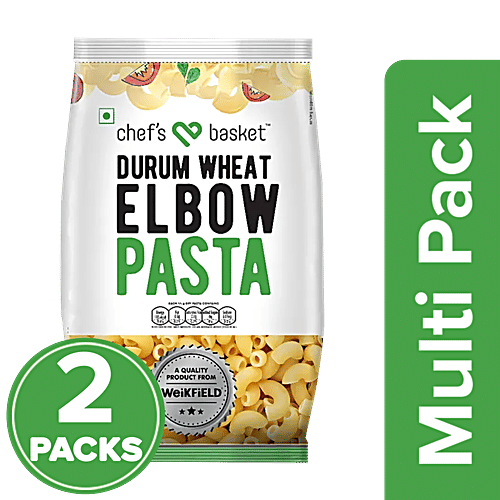 Buy Chefs Basket Durum Wheat Elbow Pasta Online at Best Price of Rs ...