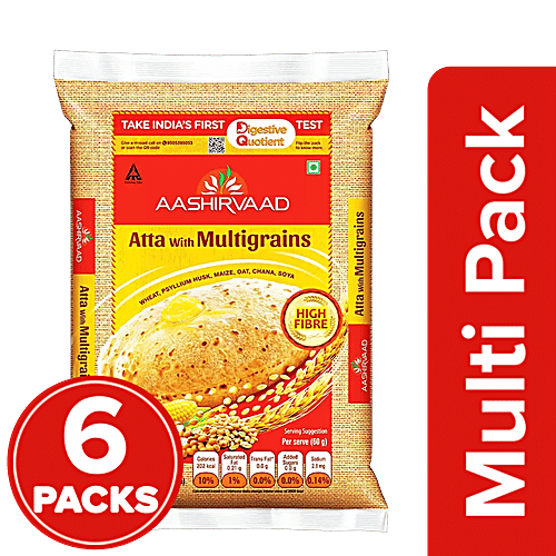 Buy Aashirvaad Atta - With Multigrains Online at Best Price of Rs null ...