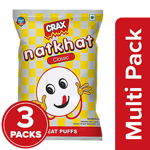 Buy Crax Natkhat Classic Wheat Puffs Online at Best Price of Rs null ...