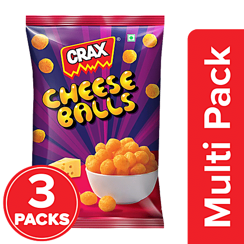 Buy Crax Cheese Balls Online at Best Price of Rs null - bigbasket