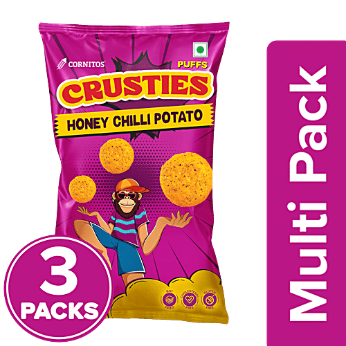 Buy Cornitos Crusties Honey Chilli Potato Puffs Online at Best Price of ...