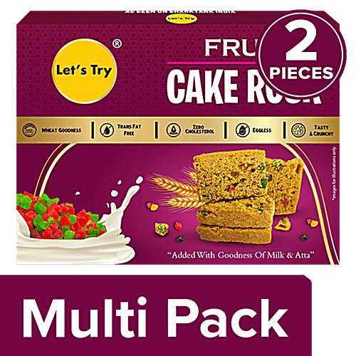 Buy Let's Try Fruit Cake Rusk Online at Best Price of Rs 352 - bigbasket