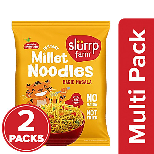 Buy Slurrp Farm Magic Masala Instant Millet Noodles Online at Best ...