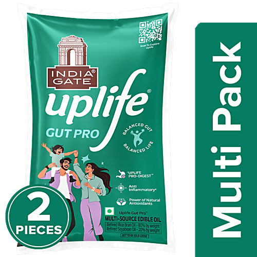 Buy India Gate Uplife Gut Pro Multi-Source Edible Oil Online at Best ...