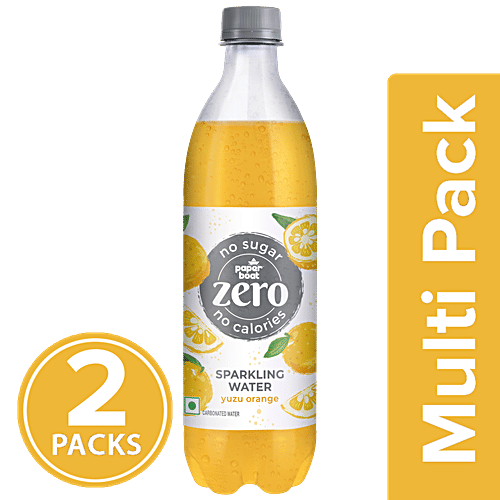 Buy Paper Boat Zero Yuzu Orange Sparkling Water Online at Best Price of ...