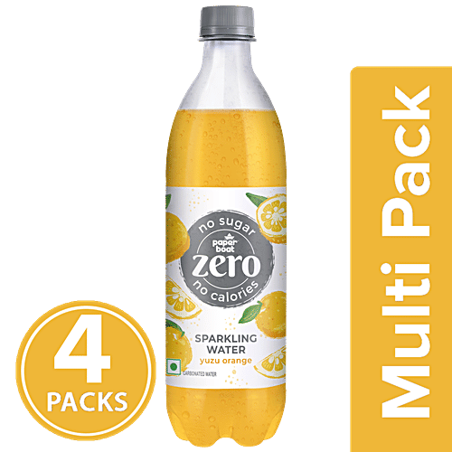 Buy Paper Boat Zero Yuzu Orange Sparkling Water Online at Best Price of ...
