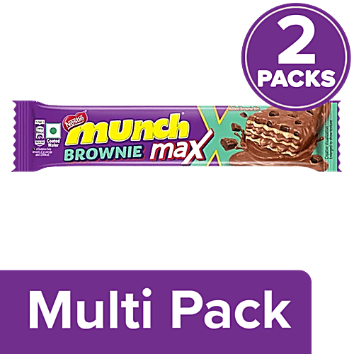 Buy Nestle Munch Brownie Max Coated Wafer Online at Best Price of Rs ...