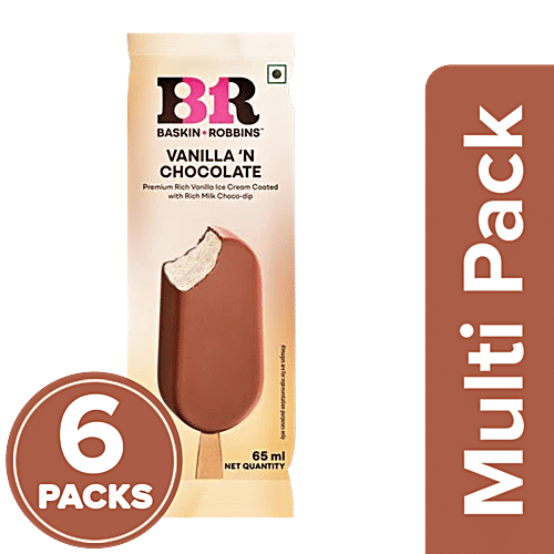 Buy Baskin Robbins Vanilla N Chocolate Bar Ice Cream Online at Best ...