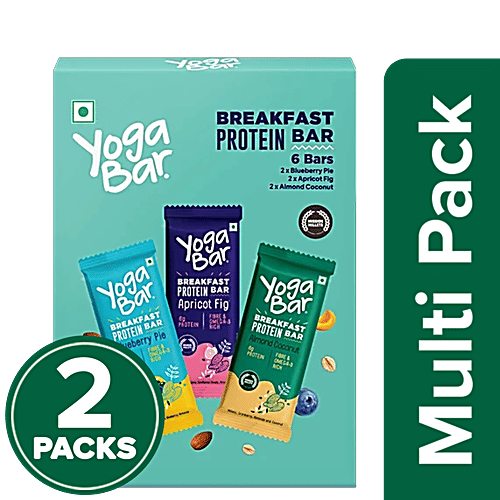 Buy Yoga Bar Breakfast Protein Bars - Assorted Flavours Online at Best ...