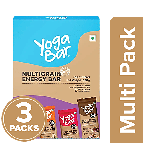 Buy Yoga Bar Multigrain Energy Bar - Assorted Flavours Online at Best ...