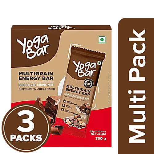 Buy Yoga Bar Chocolate Chunk Nut Multigrain Energy Bar Online at Best ...