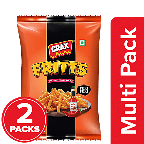 Buy Crax Fritts Peri Peri Corn & Potato Stick Online at Best Price of ...