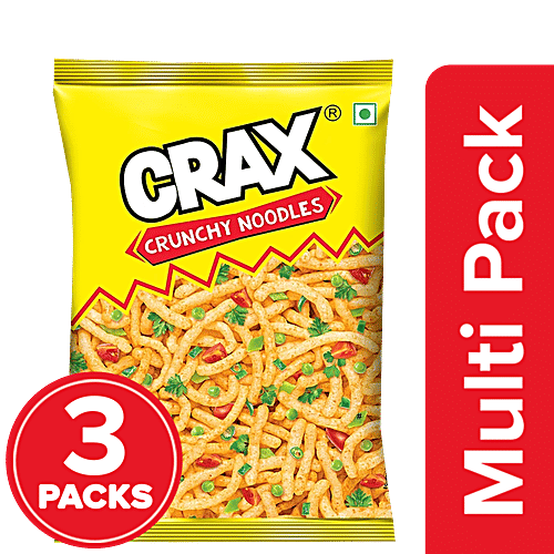 Buy Crax Crunchy Noodles Puffs Online at Best Price of Rs null - bigbasket