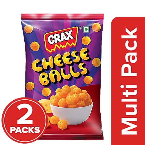 Buy Crax Cheese Balls Puffs Online at Best Price of Rs null - bigbasket