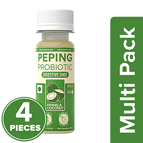 Buy Peping Fennel & Coconut Probiotic Digestive Shot Online at Best ...