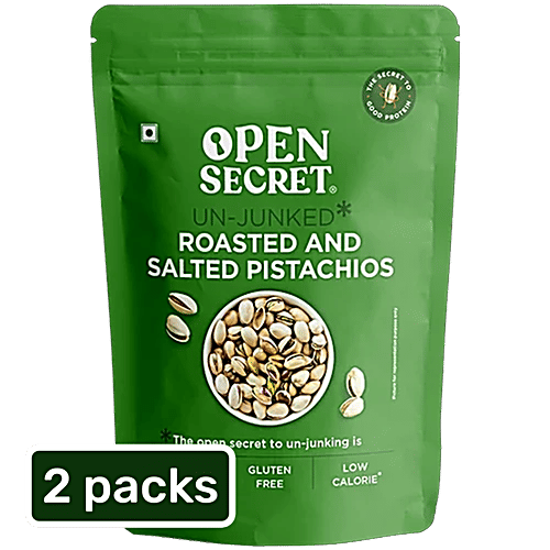 Buy Open Secret Un-Junked Roasted & Salted Pistachios Online at Best Price of Rs null - bigbasket