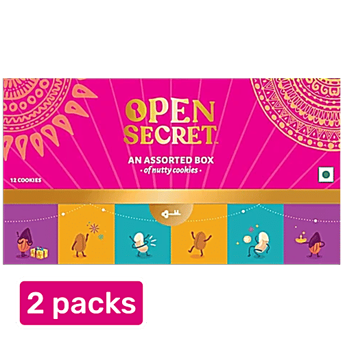 Buy Open Secret Nutty Cookies - Assorted Gift Box Online at Best Price ...